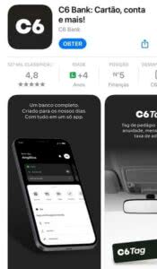 Aplicativo C6 Bank — Como baixar APP: Android e iOS